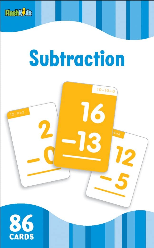 Subtraction Flash Cards Grade 2 (Flash Kids) – Park Street Books & Toys