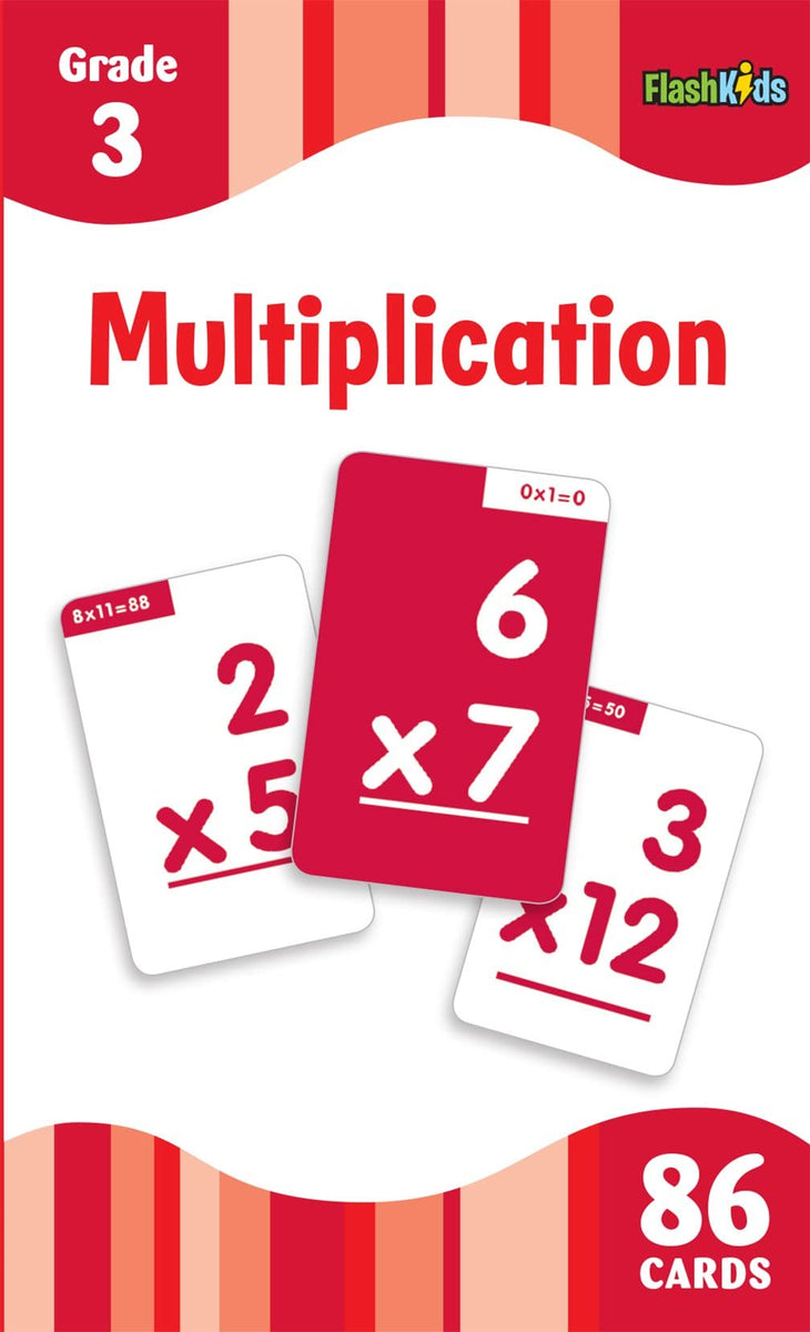 Multiplication Flash Cards Grade 3 (Flash Kids) – Park Street Books & Toys