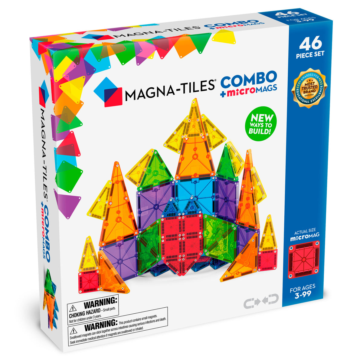 Magna-Tiles Combo 46-Piece Set – Park Street Books & Toys