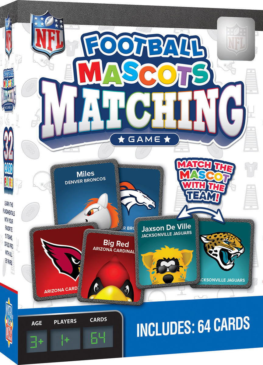 NFL Football Mascots Matching Game – Park Street Books & Toys